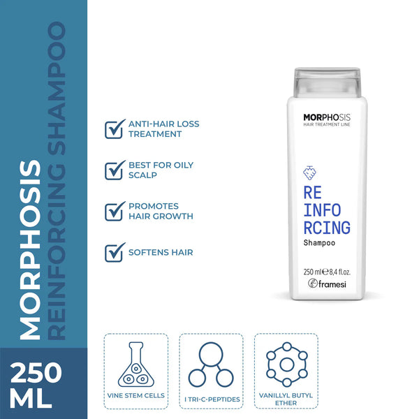 Framesi - Morphosis Reinforcing Shampoo 250 ml – vegascosmetics.pk