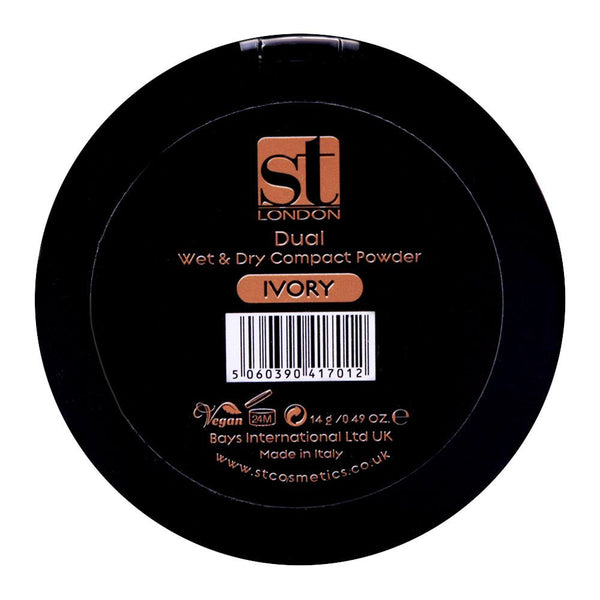 ST London - Dual Wet & Dry Compact Powder - Ivory – vegascosmetics.pk